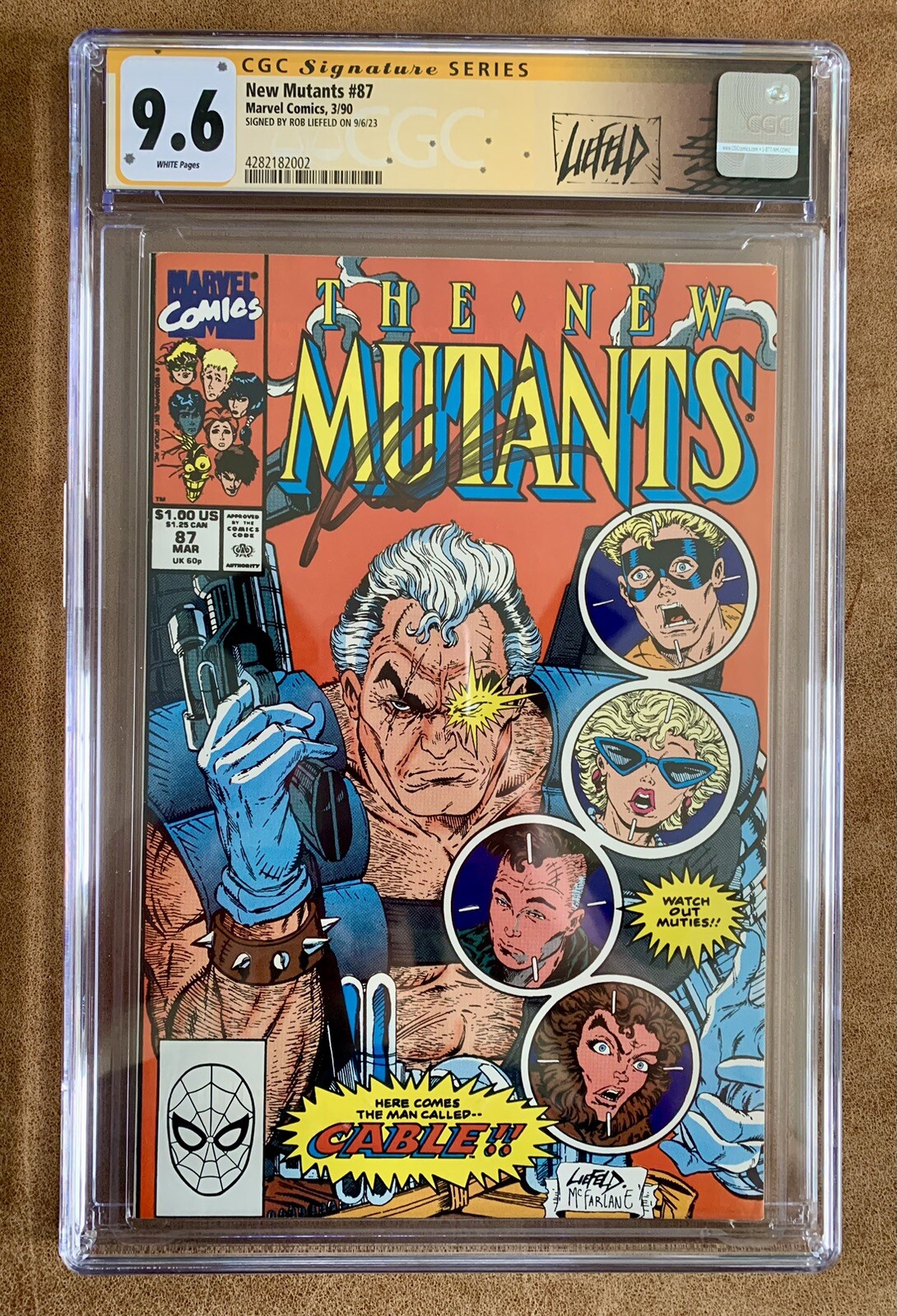 New Mutants #87 CGC 9.6 - Signed by Liefeld - 1st App Cable | eBay