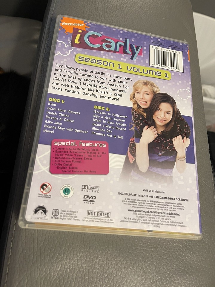 iCarly season 1 volume 1 dvd SIGNED Miranda Cosgrove | eBay