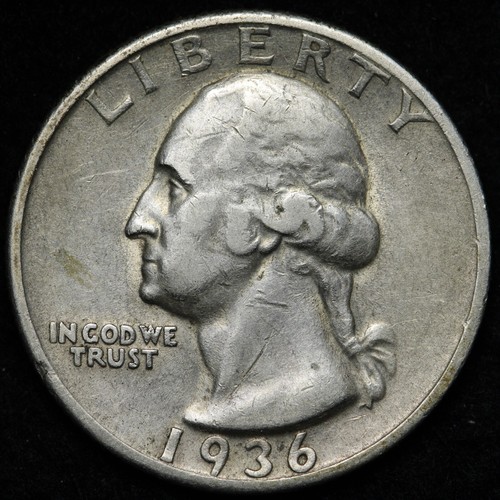 1936-D Washington Silver Quarter XF E193 RGNQ | eBay