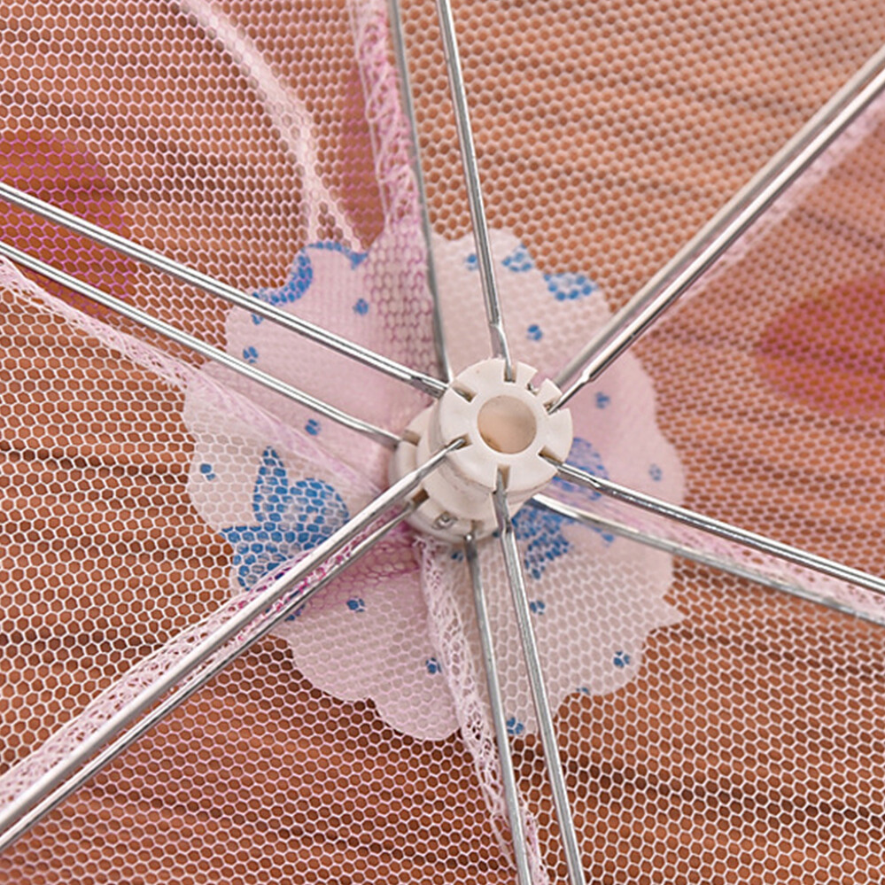 Kitchen Food Net Cover Umbrella Mesh Tent Reusable Pop-up Collapsible ...