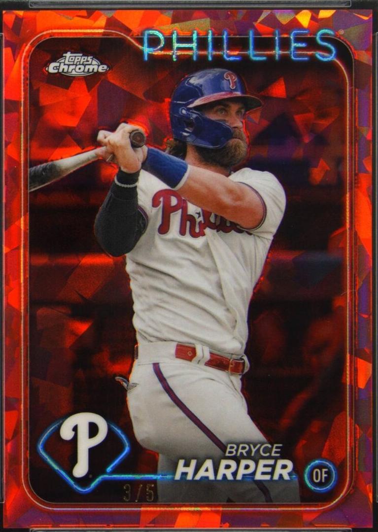 2024 Topps Chrome Sapphire Edition - Bryce Harper #200 Red /5 for sale ...