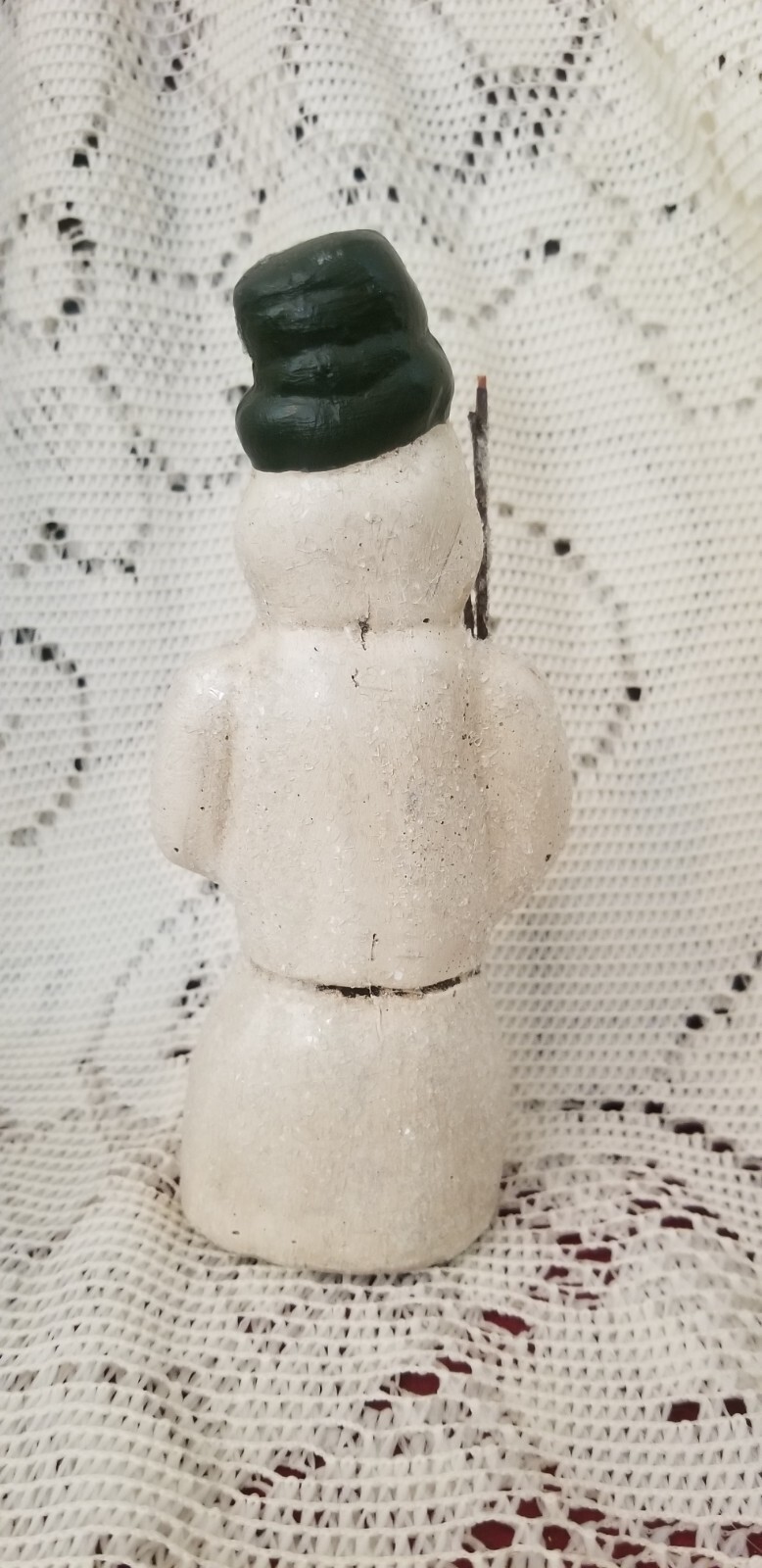 VINTAGE 1998 WALNUT RIDGE COLLECTIBLES 6" TALL CHALKWARE SNOWMAN SIGNED ...