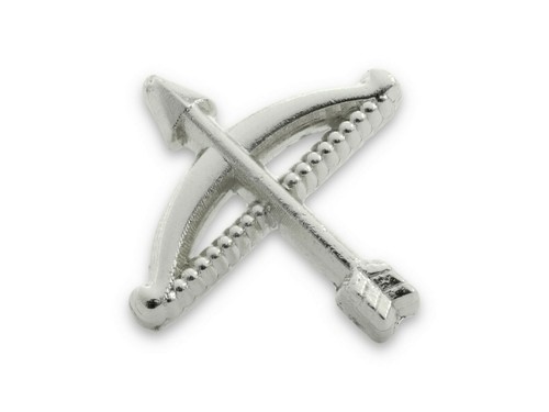 OSM Masonic Order of the Secret Monitor Silver Bow and Arrow Lapel Pin ...