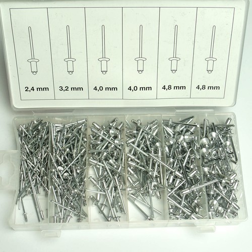 BGS Blindnieten Sortiment Alu Popnieten Nieten Set 400 tlg. Popniete ...