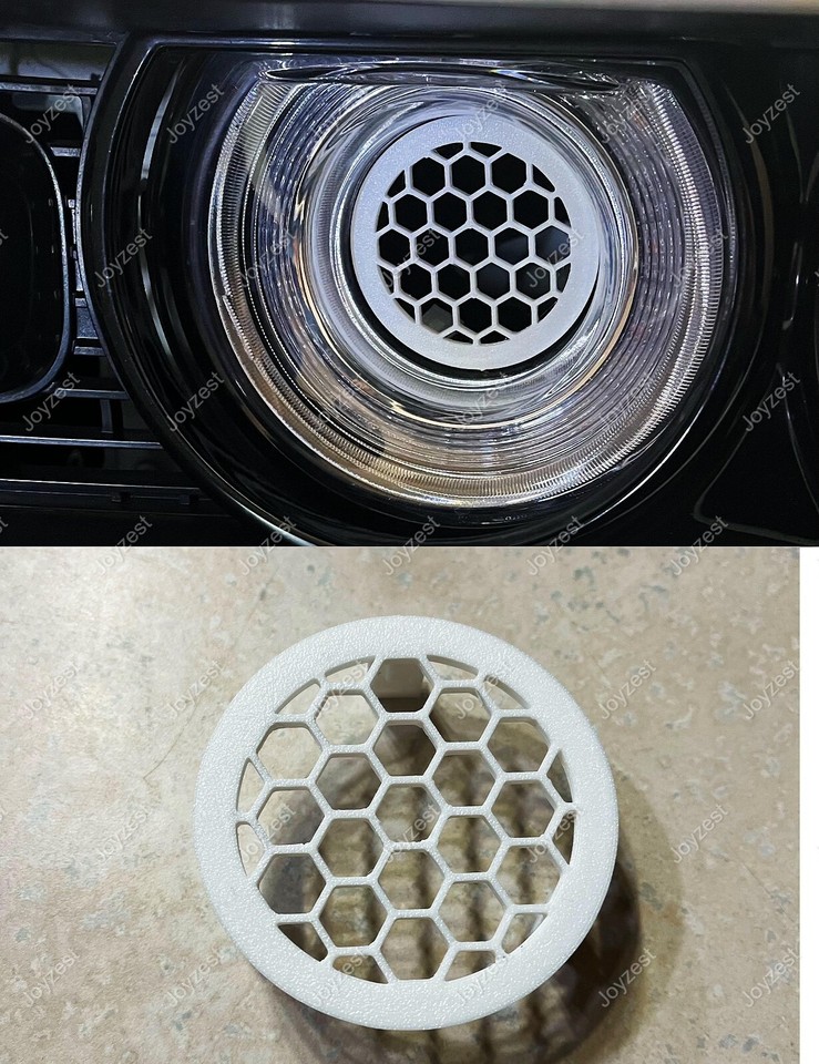 2pc For Dodge Challenger Intake Ring Headlight Insert Grille Cap Close ...