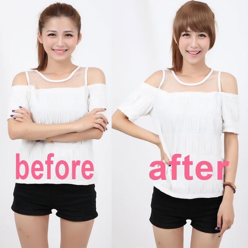 Straight Front Bangs Fringe Piece Clip In Hair Extensions Remy style ...