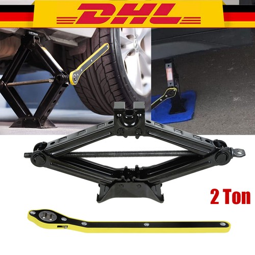 Scherenwagenheber Lift 2T Autoheber Wagenheber 100-390mm KFZ Auto ...