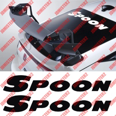 SPOON Sports Decal Rear Window Banner Civic EK9 EG Hatch Sticker Vinyl ...