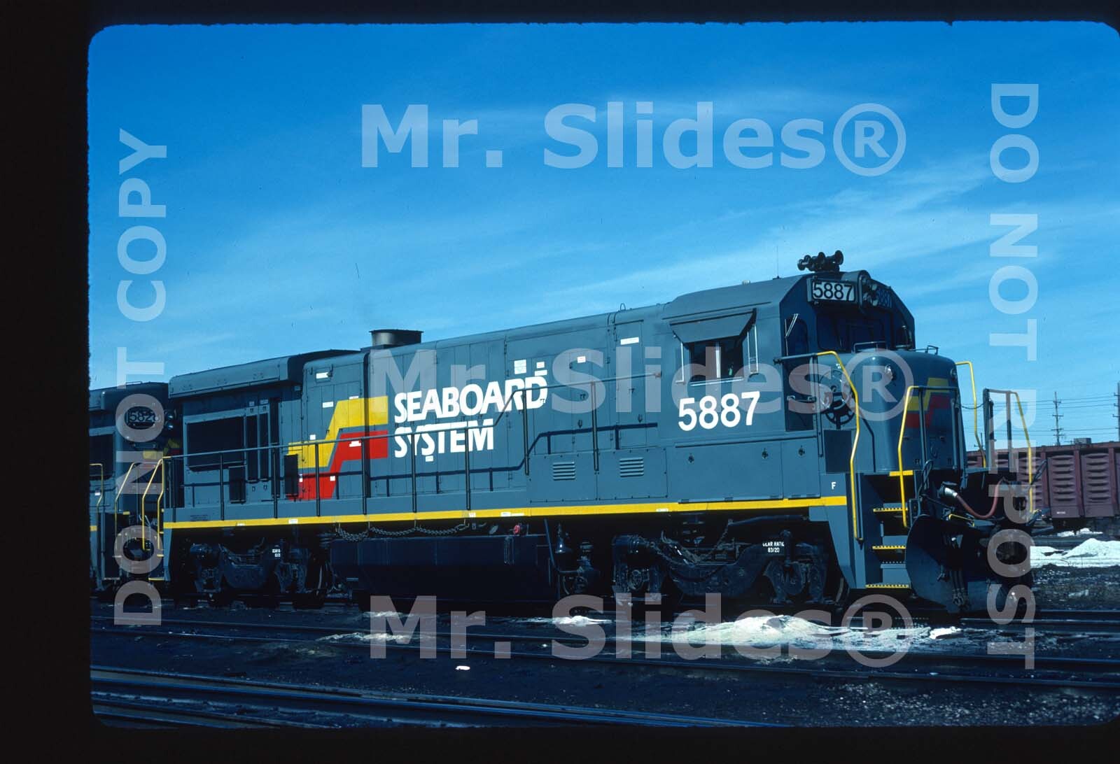Original Slide SBD Seaboard System New B36-7 5887 Bedford Park IL1986 ...