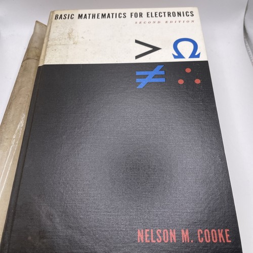 1960 Basic Mathematics for Electronics by Herbert F Adams & Nelson M ...