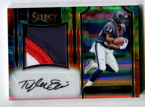 2016 Panini Select - Jumbo Rookie Signature Swatches Tyler Ervin #JS-TE ...