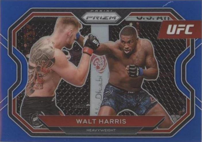2021 Panini Prizm UFC - Walt Harris #159 Blue Prizm /199 for sale ...