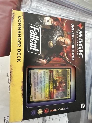 Magic The Gathering MTG Universes Beyond Fallout Commander Deck Hail ...