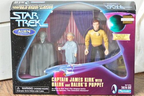 Star Trek 1998 Alien Diorama Captain James Kirk W/Balok & Balok's ...