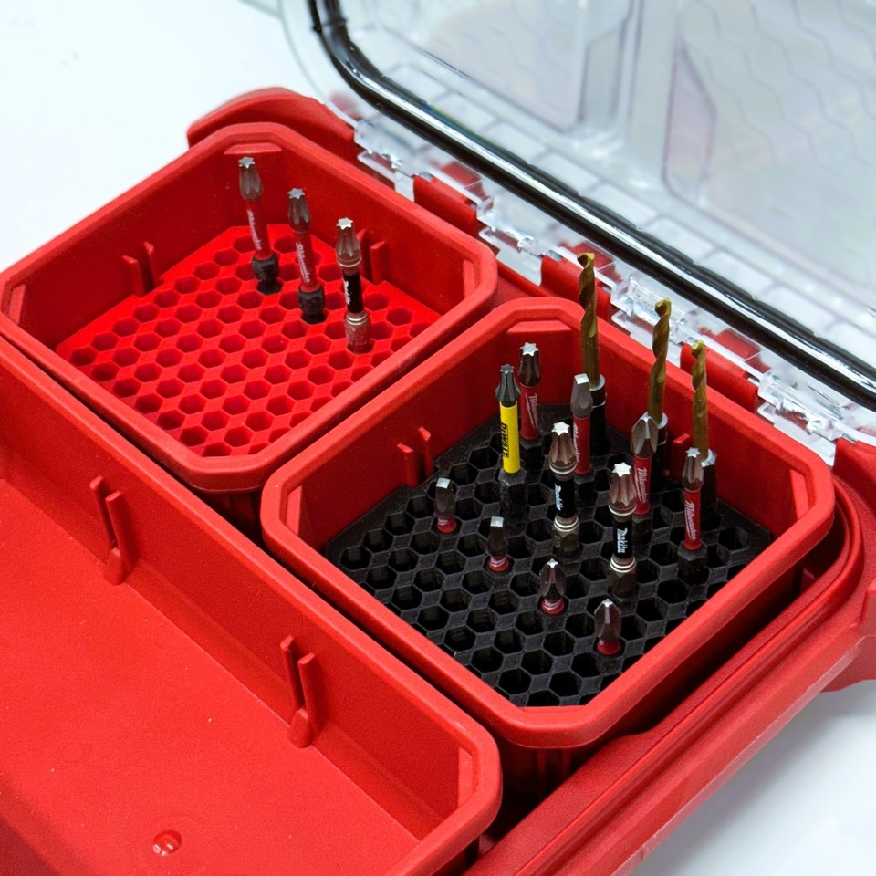 Milwaukee PACKOUT 4mm Hex Bit Organizer Insert Tool Storage ...