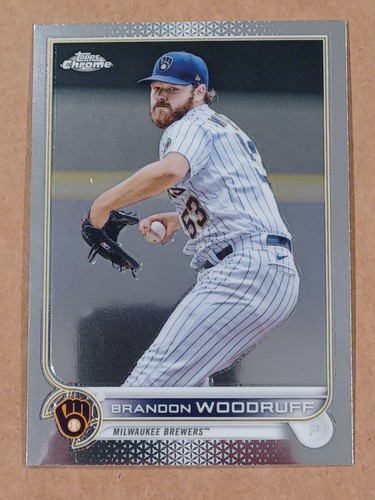 2022 Topps Chrome MLB Brandon Woodruff Base #44 Milwaukee Brewers | eBay