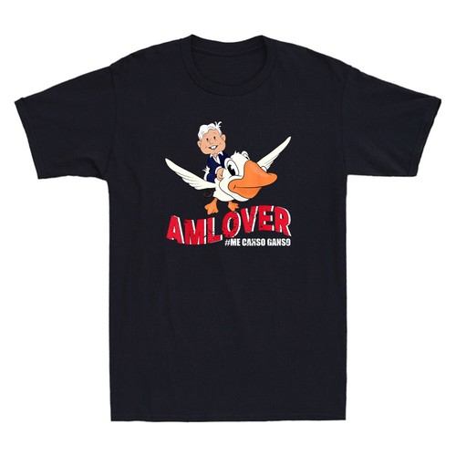 AMLOver Mexican President AMLO Funny Goose Graphic Quote Vintage Men's ...