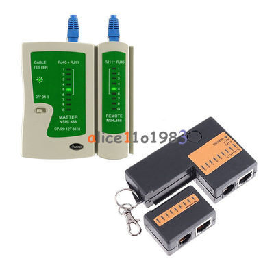 Professional RJ45 RJ11 Cat5e Cat6 Super Network Lan Cable Tester Test ...