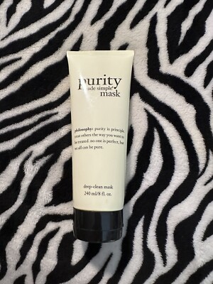 PHILOSOPHY PURITY MADE SIMPLE DEEP CLEAN FACE MASK 8 OZ - NEVER USED ...