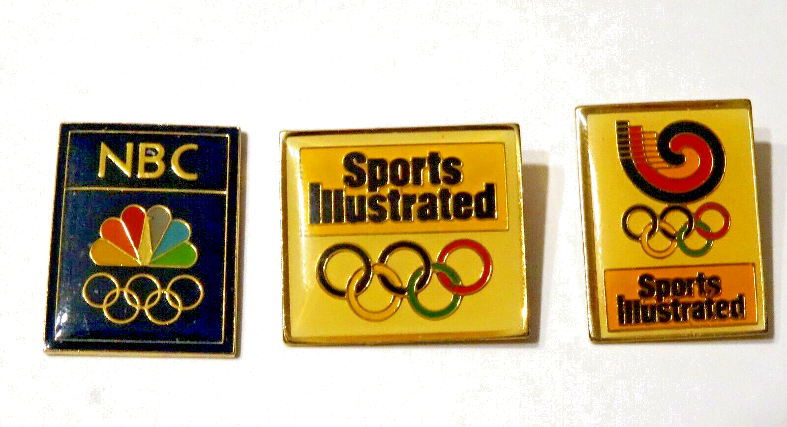 SPORTS ILLUSTRATED (2) & NBC ~ NICE ENAMEL OLYMPIC PINS | eBay