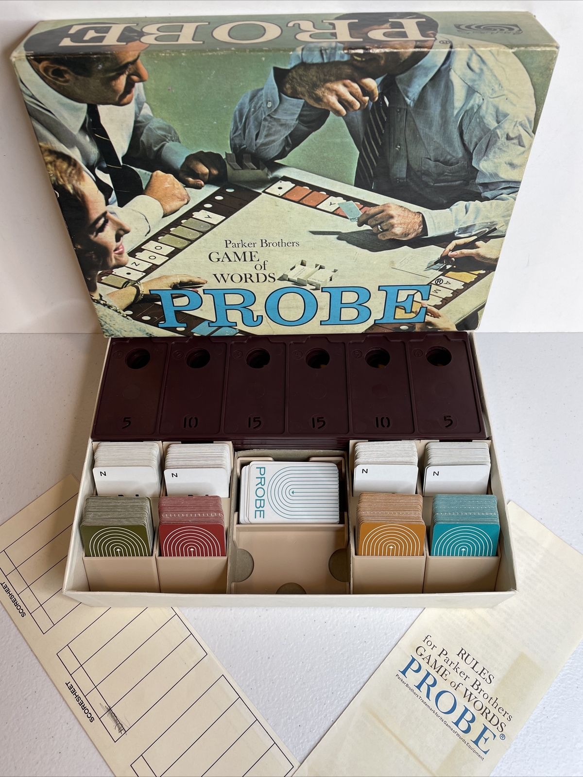 PROBE Game of Words 1964 Board Game Parker Brothers Complete Vintage | eBay