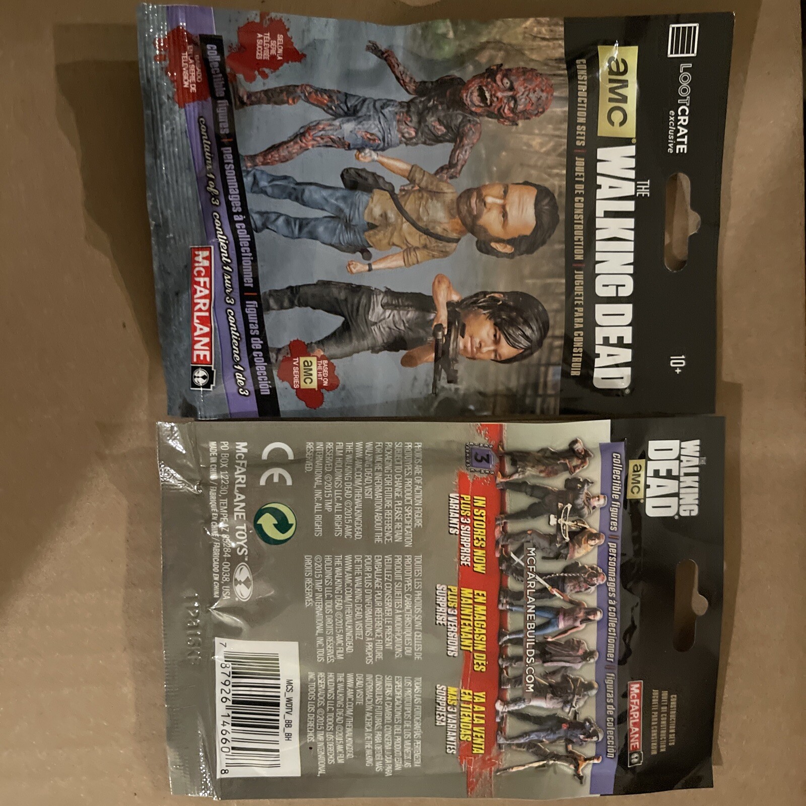 New Loot Crate The Walking Dead Construction Set Blind Bag Lot Of 2 ...