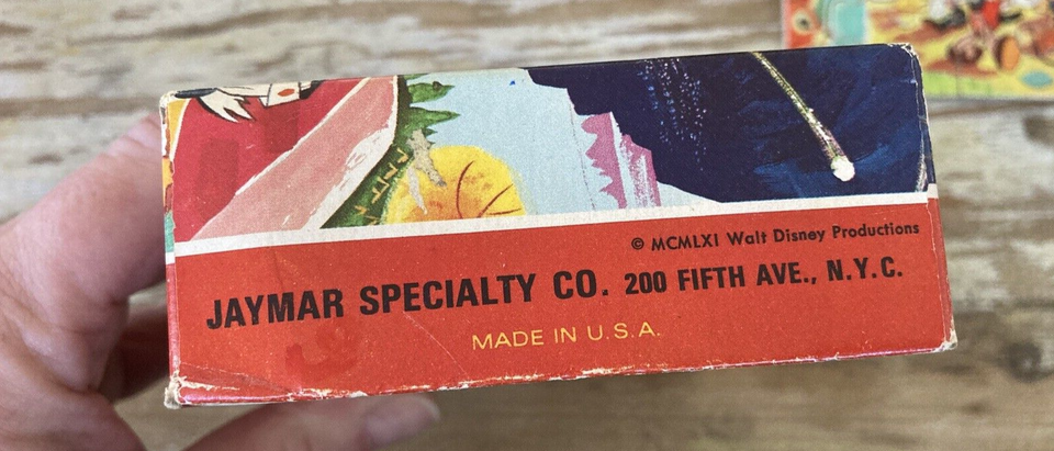 Vintage Jaymar Bantam Pocket Picture jigsaw puzzle Walt Disney Gang 1961 complet | eBay