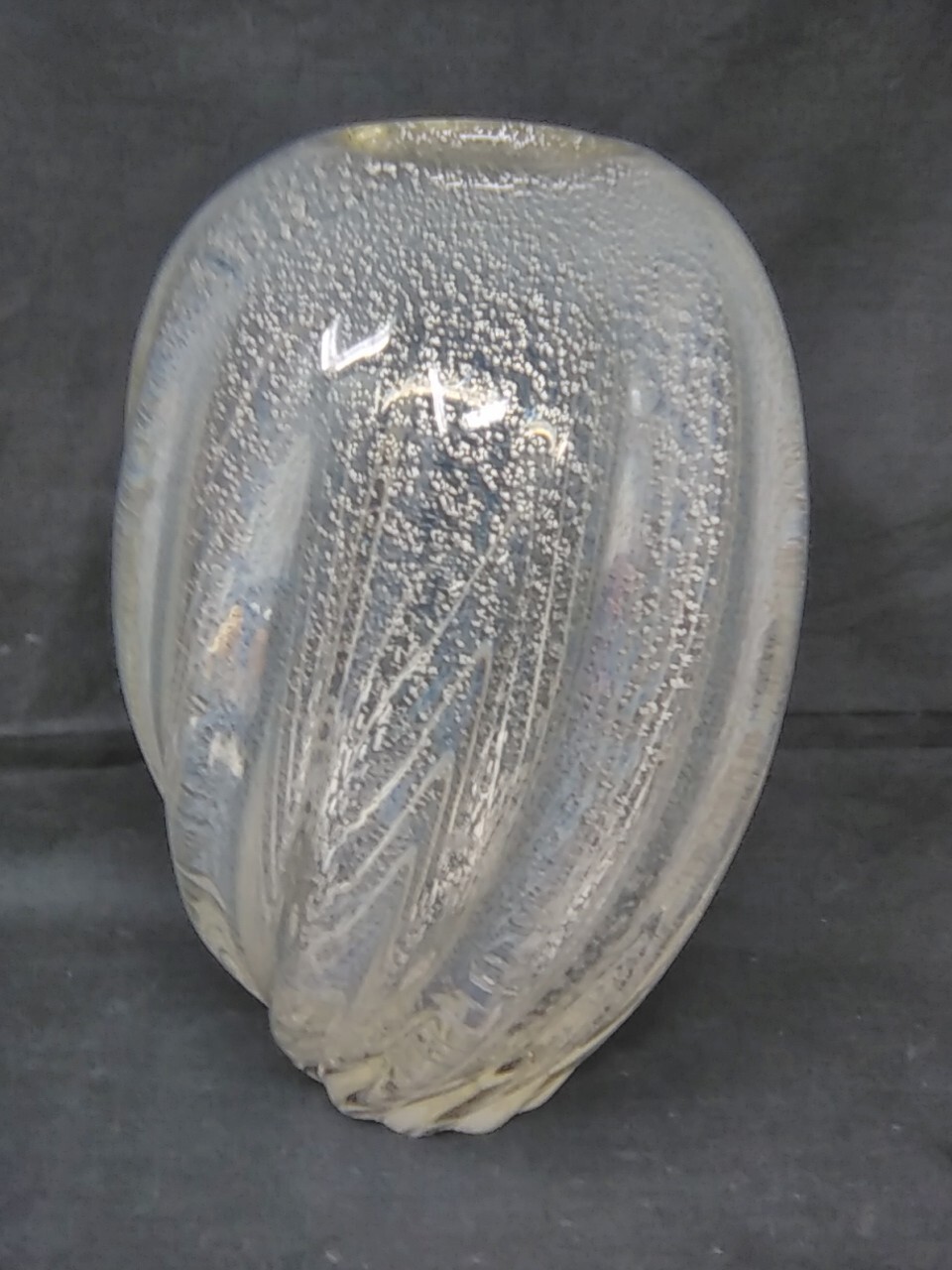 Vintage Murano Style Larry Laslo for Mikasa 7" Swirl Glass Vase w ...