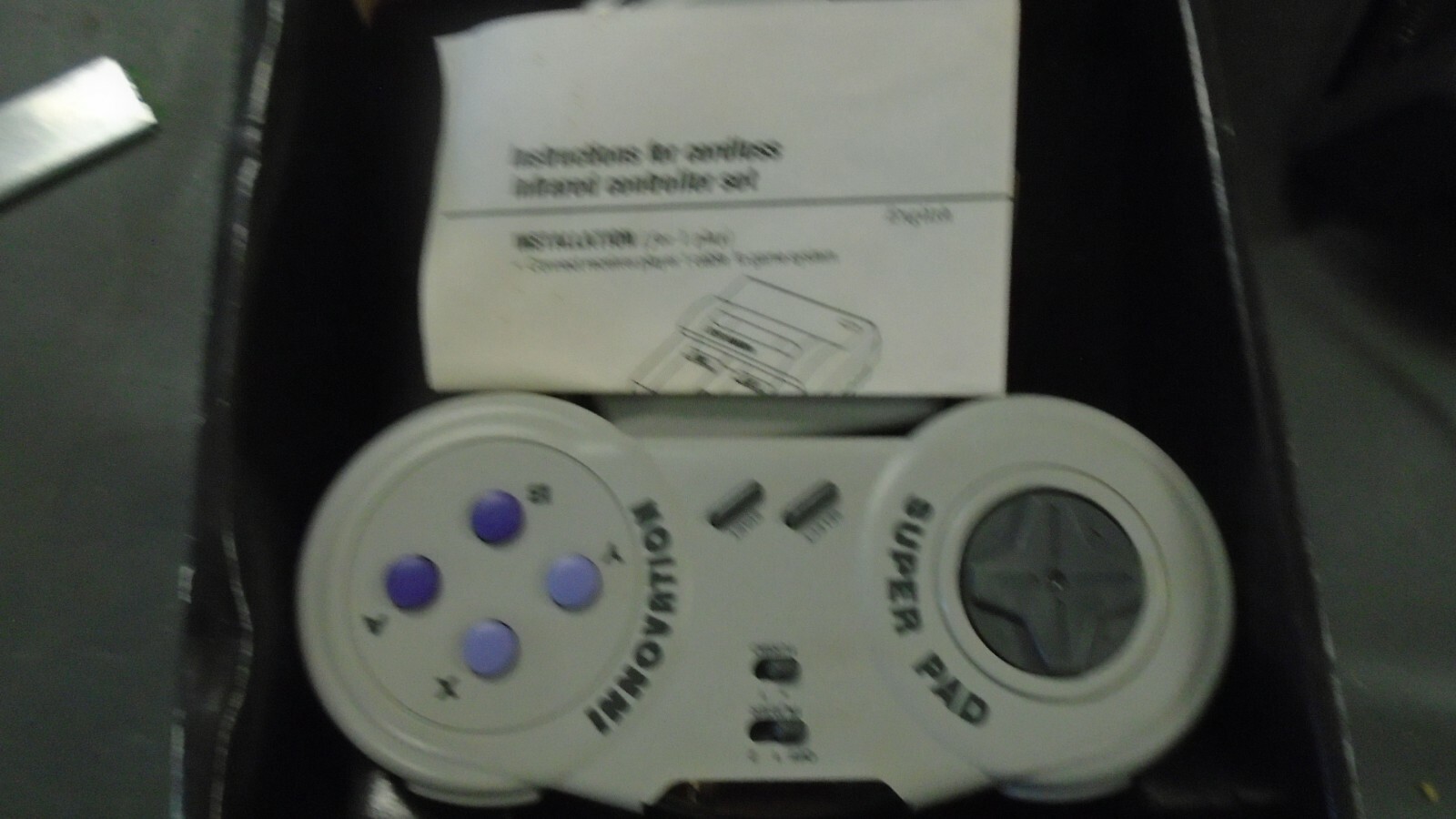 SNES Super Nintendo Infrared Remote Control Pad Controller Wireless ...
