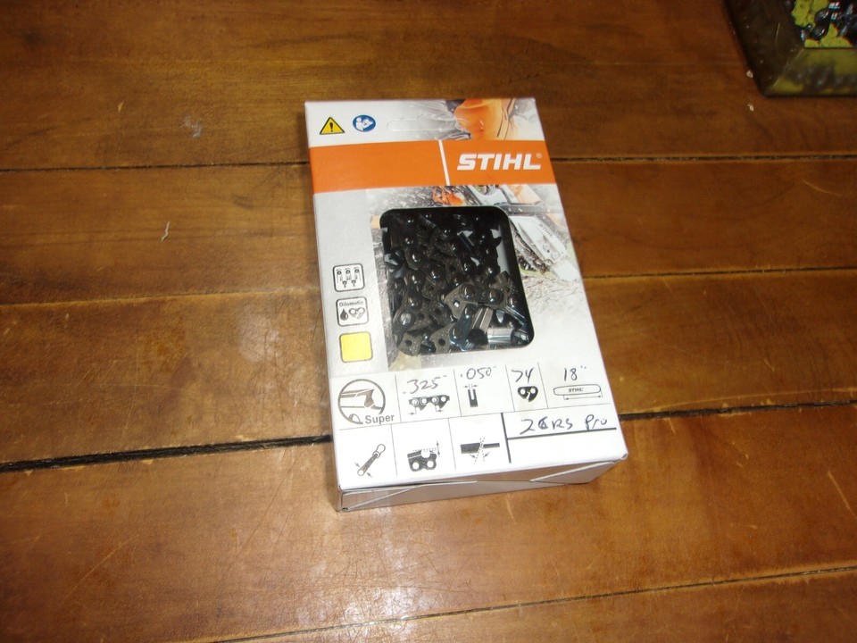 Stihl OEM 18" Full Chisel Chain .325" .050" 74 DL 23RS-Pro 3690-000 ...