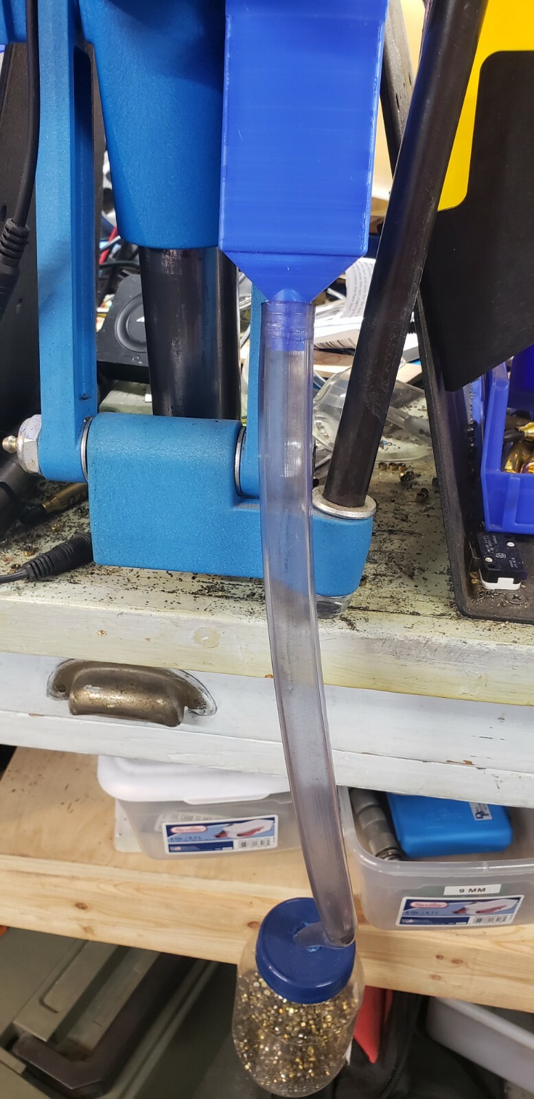 New designed Dillon 550 spent primer catcher with hose raised sides and ...