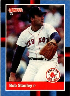 Bob Stanley Donruss Baseball Trading Card Boston Red Sox Season 1987 ...