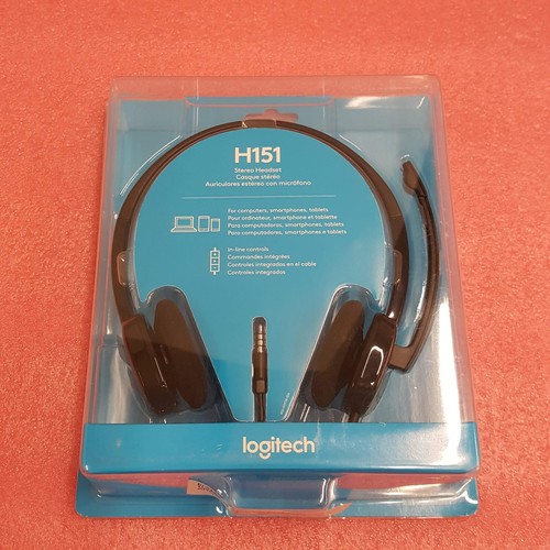 Logitech H151 Stereo Multi Device Headset with In Line Controls | eBay