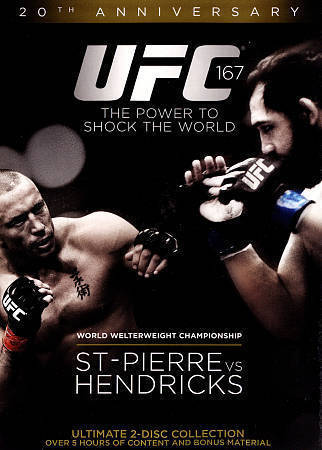 UFC 167: Georges St-Pierre vs. Hendricks (DVD, 2014, 2-Disc Set) for ...
