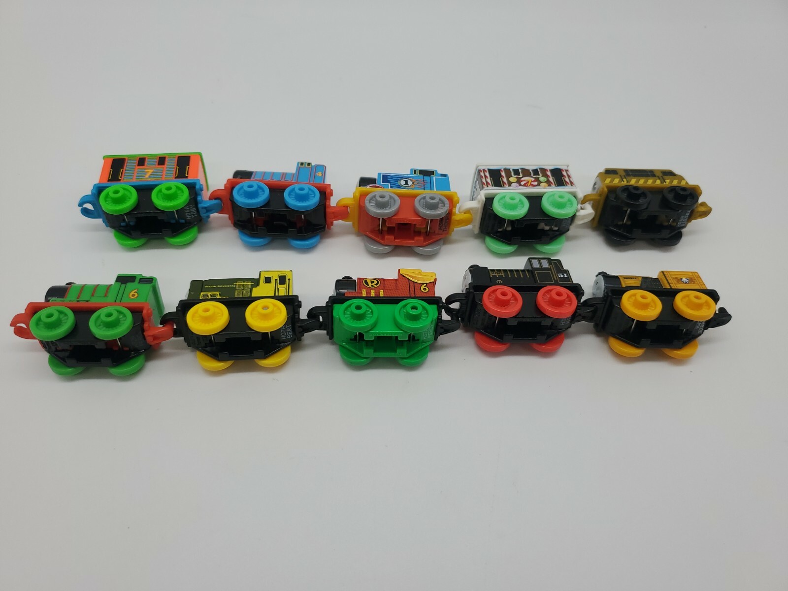 Thomas & Friends 1" Minis Train Tank Engine Lot of 10 Neon Toby Robin ...