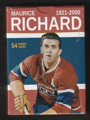 MAURICE RICHARD PLAYING CARDS DECK | eBay