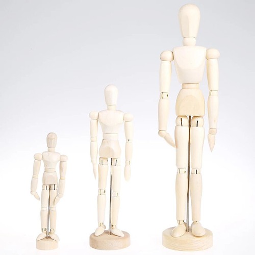 Wooden Wood Figure Manikin Human Artist Drawing Unisex Female Sketch ...