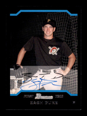 2004 Bowman - Zach Duke - On Card Autograph | eBay