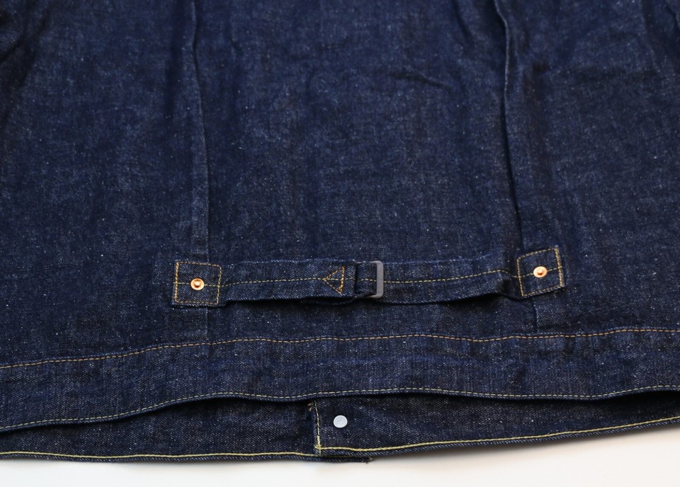 Levi's Premium Type 1 Denim Jacket Selvedge Trucker Men's Size XL Dark ...