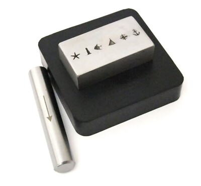 Shot Plate Nautical Designs Impression die 6 Impressions-Punch & Block ...