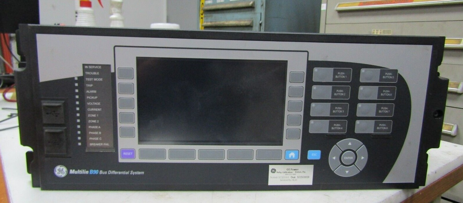 💥GE MULITILIN B90 BUS DIFFERENTIAL RELAY B90I15AEHF8NH67l8NN67S8LU6DWRH ...