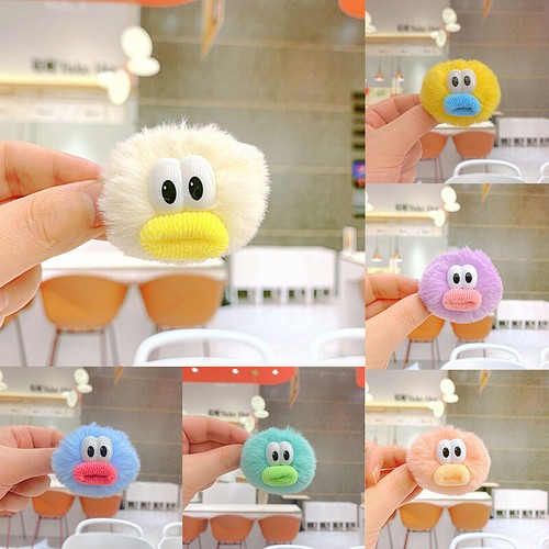 Fashion Cute Plush Furry Round Ball Key Chain Cartoon Lovely Pendant ...
