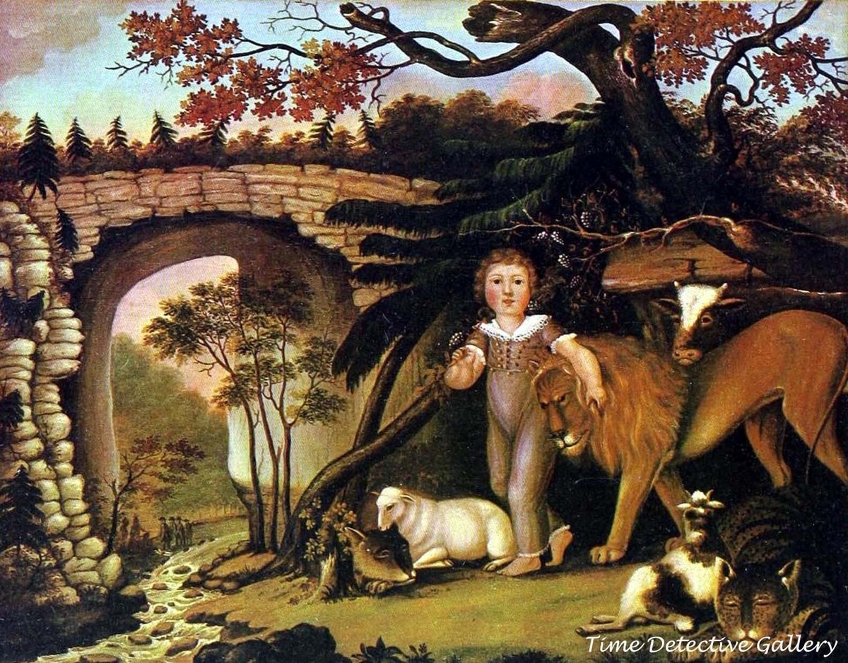 Ted Hicks Tattoos Edward Hicks The Peaceable Kingdom 1826 Museum