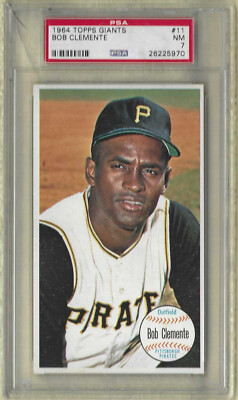 1964 Topps Giants ROBERTO CLEMENTE Card--PSA 7 | eBay