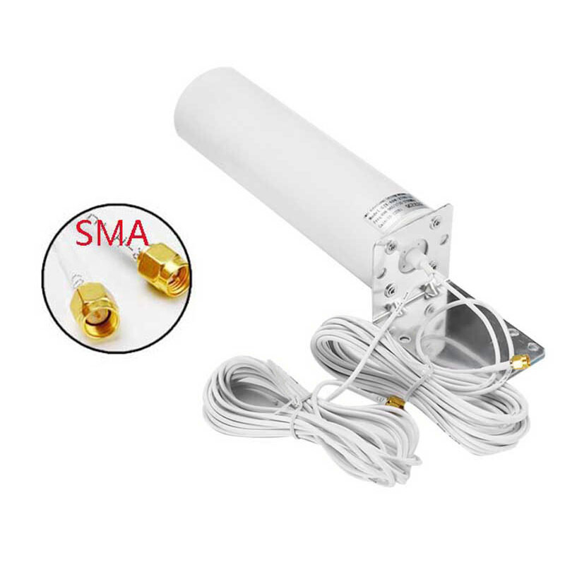 698-2700MHz Dual SMA Antenna High Gain Router Antenna Fixed Mount 3G 4G ...