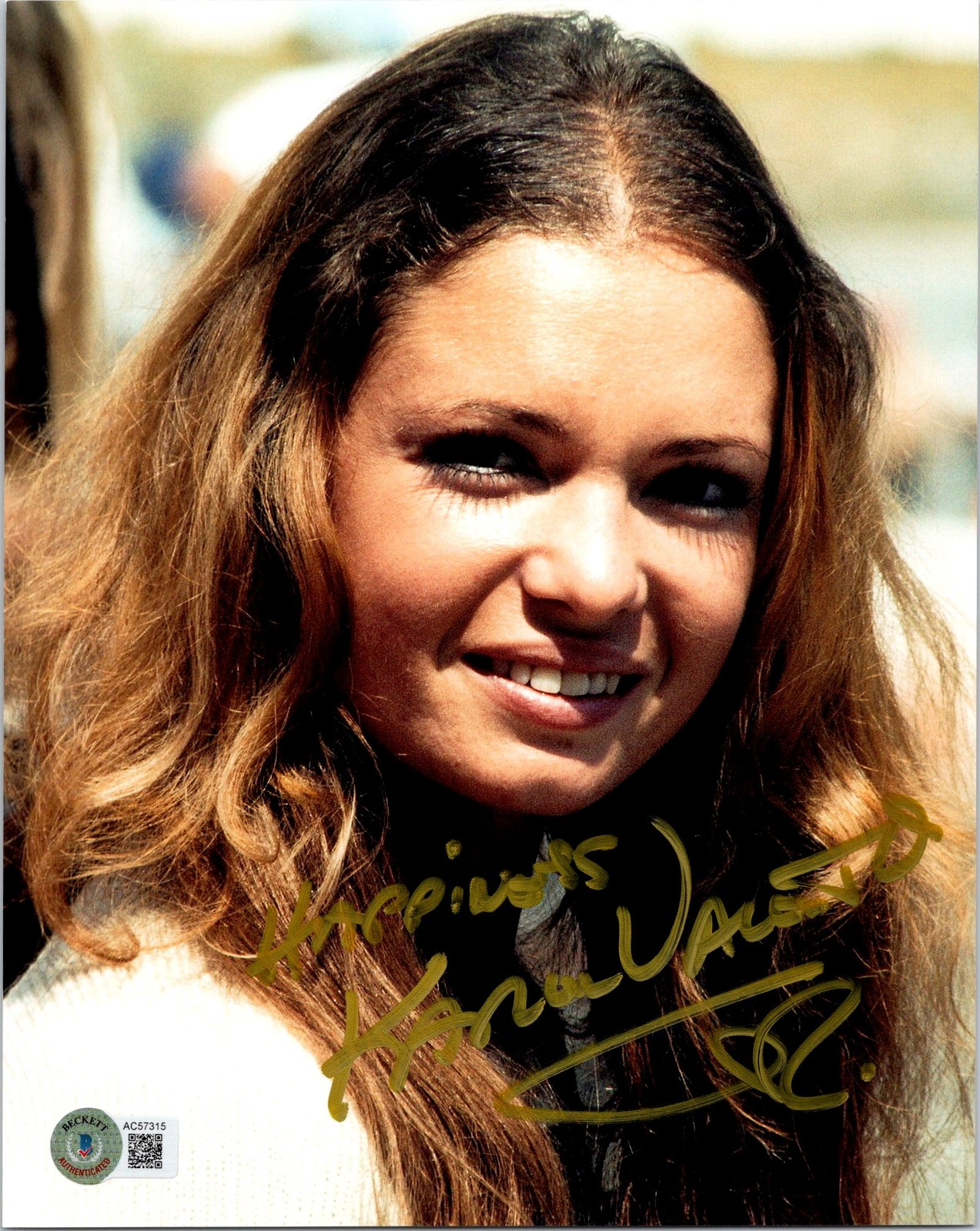 KAREN VALENTINE SIGNED 8X10 PHOTO BECKETT BAS COA FANTASY ISLAND ROOM 222 3 | eBay