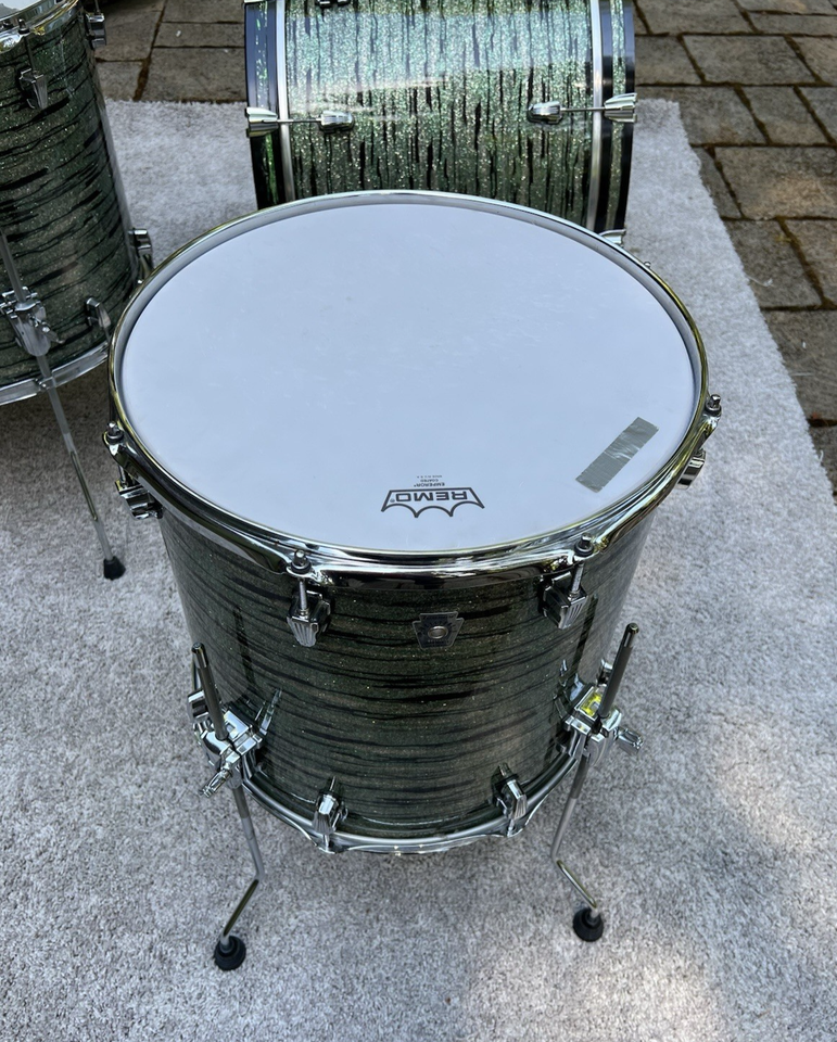 Ludwig Keystone Mint Oyster Pearle Shell set 22" - 13" -16" -18" | eBay