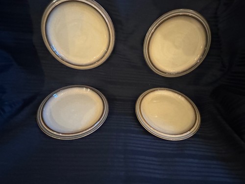 Denby-Langley Sonnet Set Of Four (4) Salad Plates Brown & Tan ...