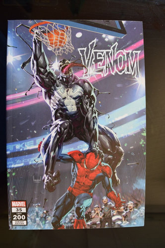 Venom #35 200 Marvel Kael Ngu Spider-Man Slam Dunk Basketball Trade ...