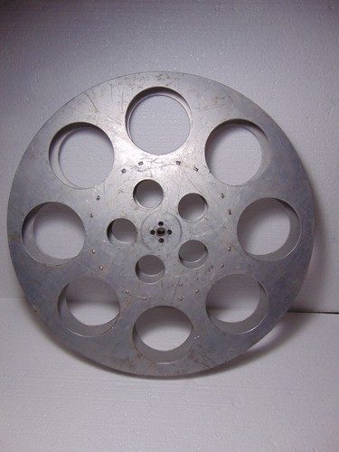 Empty 35mm Film Reel Aluminum Metal 17" Movie Take Up 42cm vintage ...